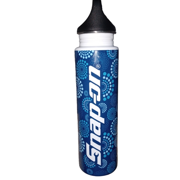 Dining | Snap On Metal Water Bottle Blue | Poshmark
